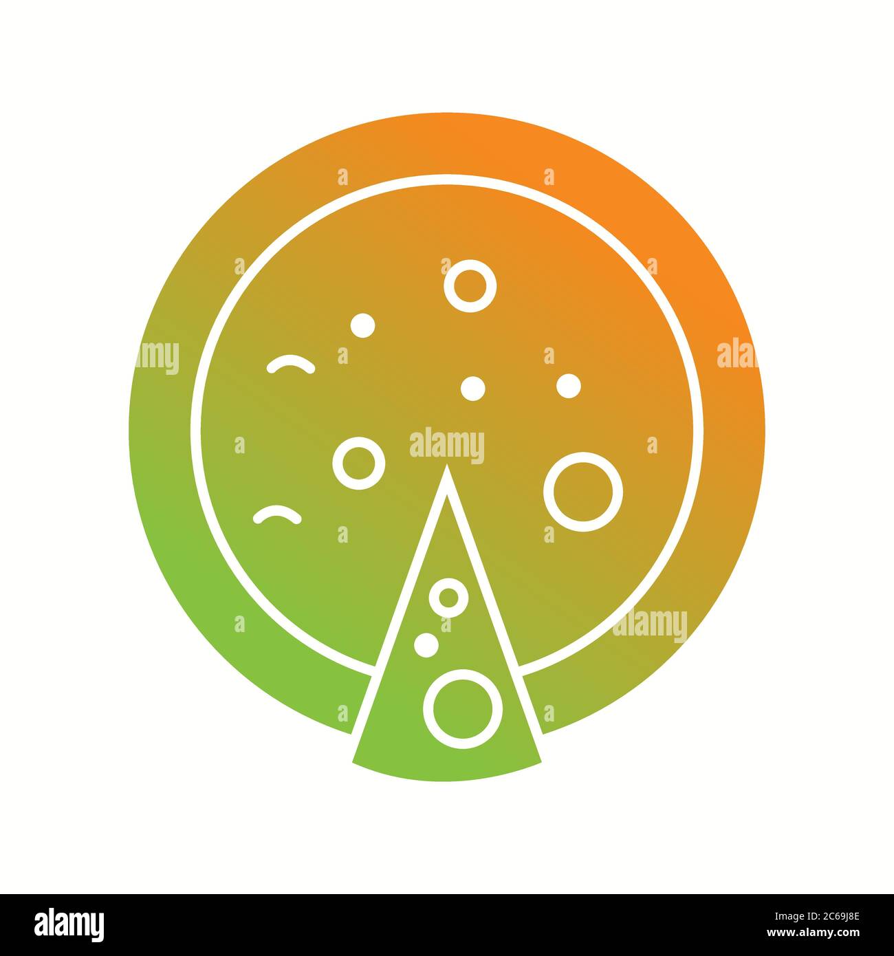Unique Pizza Vector Glyph Icon Stock Vector Image & Art - Alamy