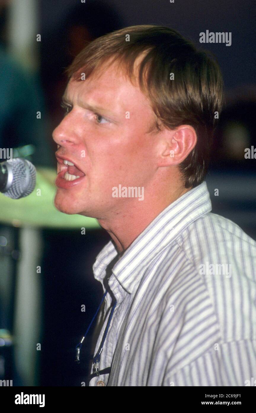 Wet Wet Wet's Tommy Cunningham at a showcase at the HMV Record Store ...