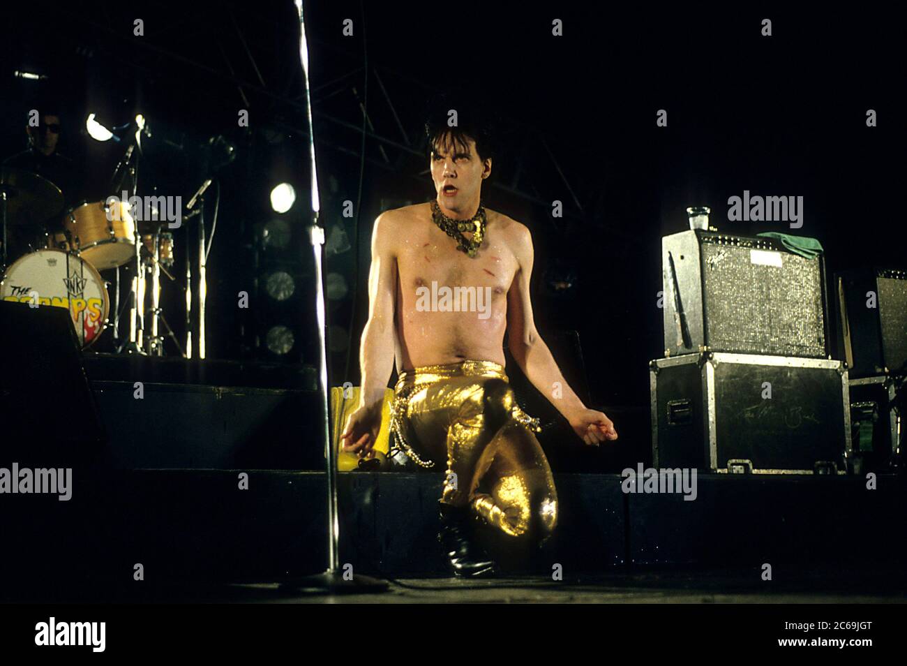 Lux Interior from The Cramps live at Hammerswithh Odeon. London, March ...