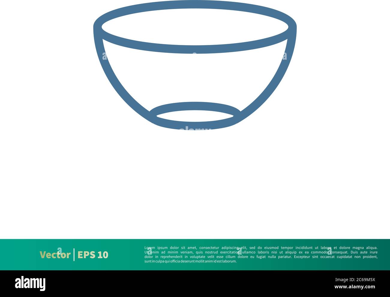 Bowl Icon Vector Logo Template Illustration Design. Editable Vector EPS ...
