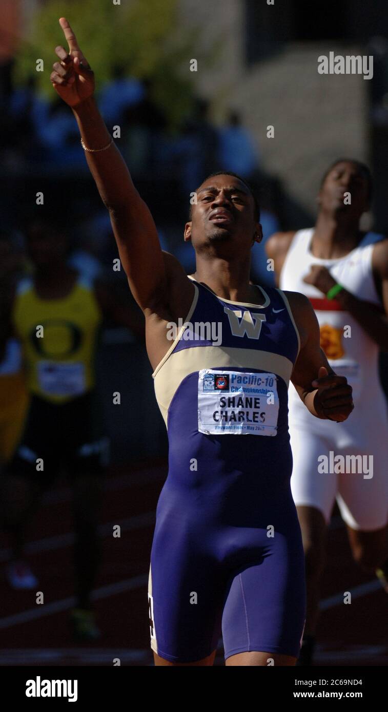 Eugene, United States. 14th May, 2006. Shane Charles of Washington ...