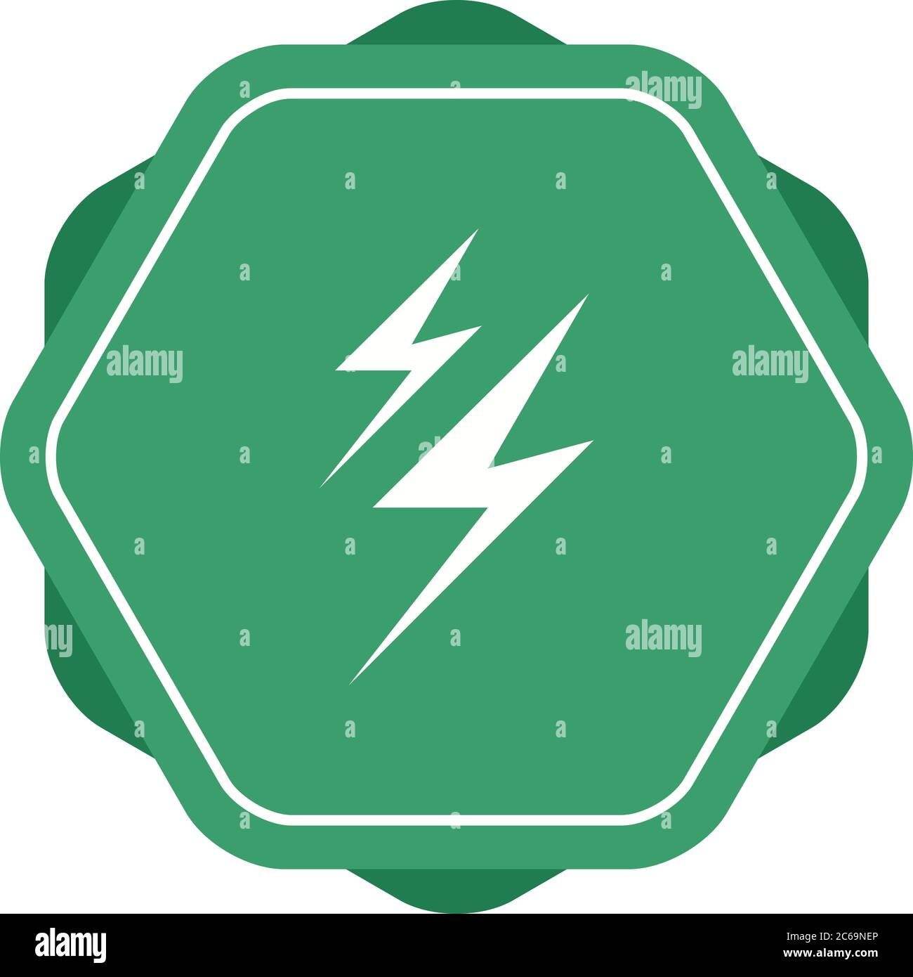Unique Lightning Vector Glyph Icon Stock Vector Image & Art - Alamy