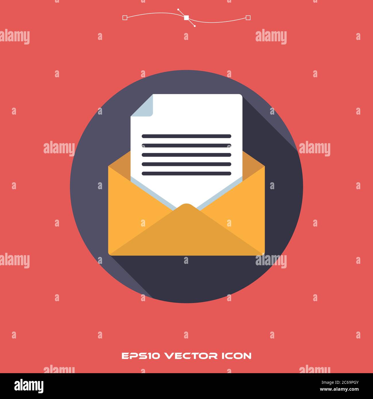 Message letter icon hi-res stock photography and images - Alamy