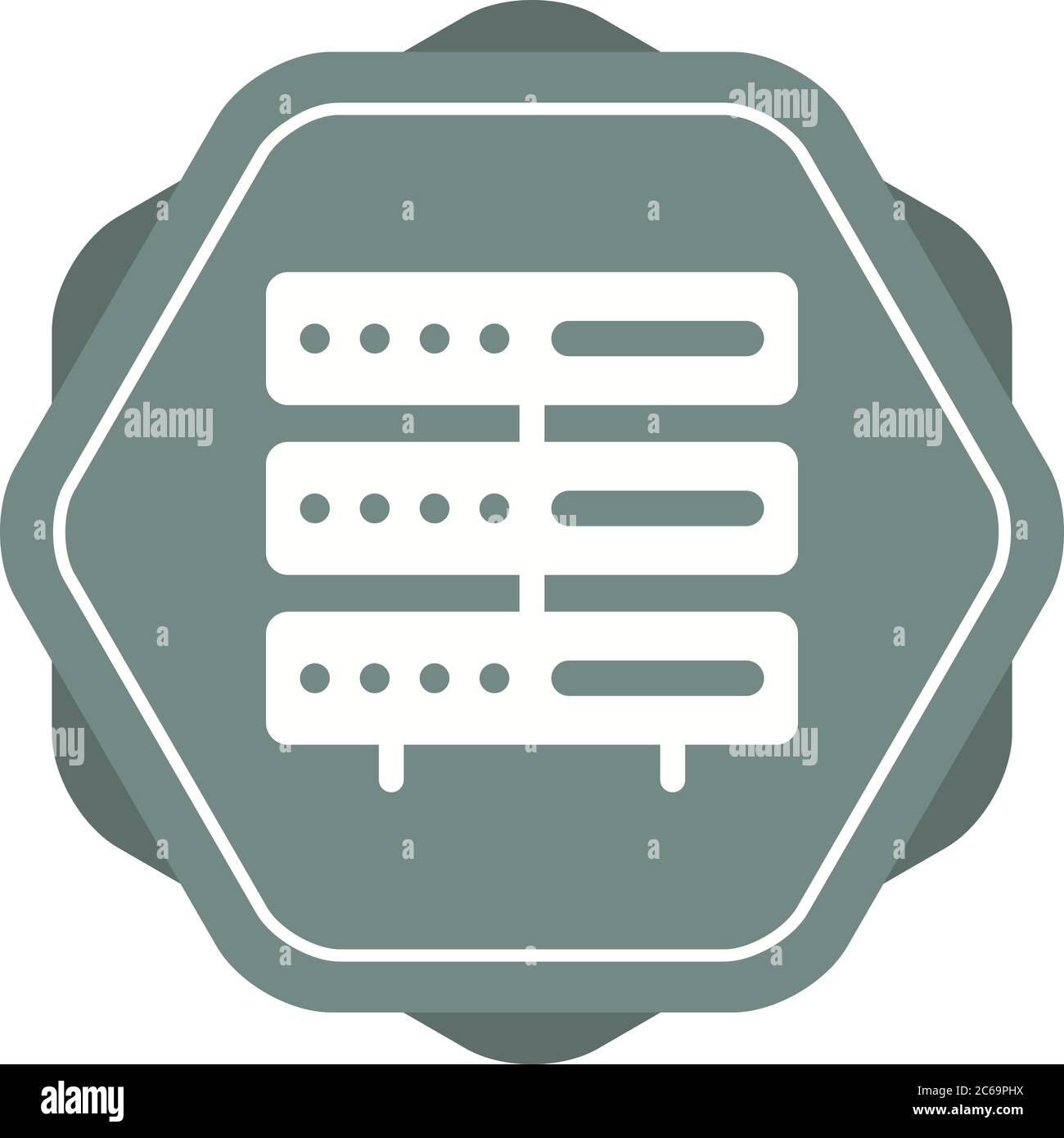 Unique Storage Vector Glyph Icon Stock Vector Image & Art - Alamy