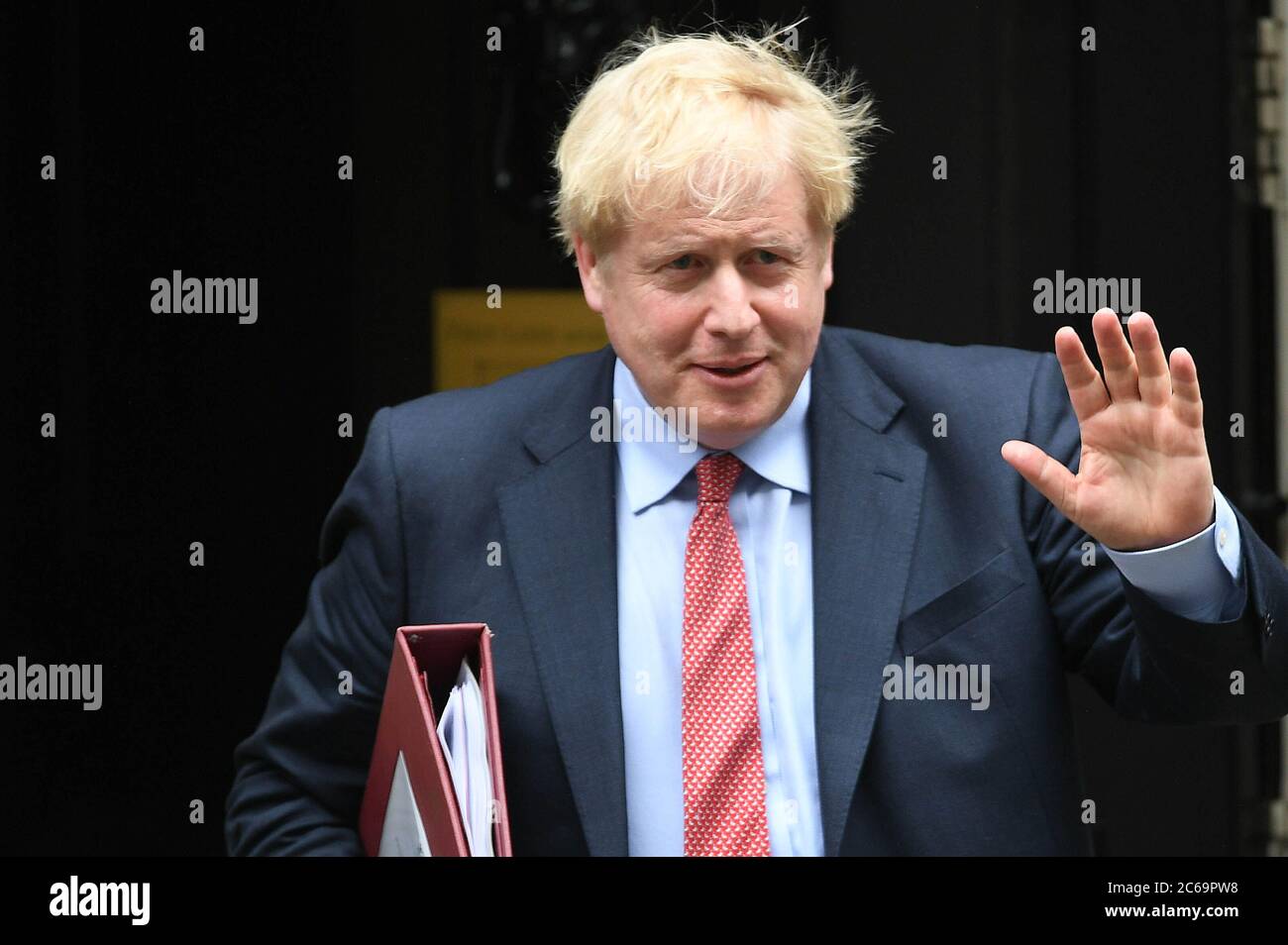 Prime Minister Boris Johnson departs 10 Downing Street, in Westminster ...