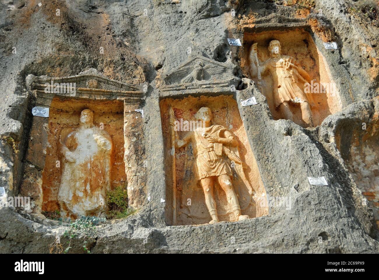 Adamkayalar - literally man-rocks is a location in Mersin Province ...