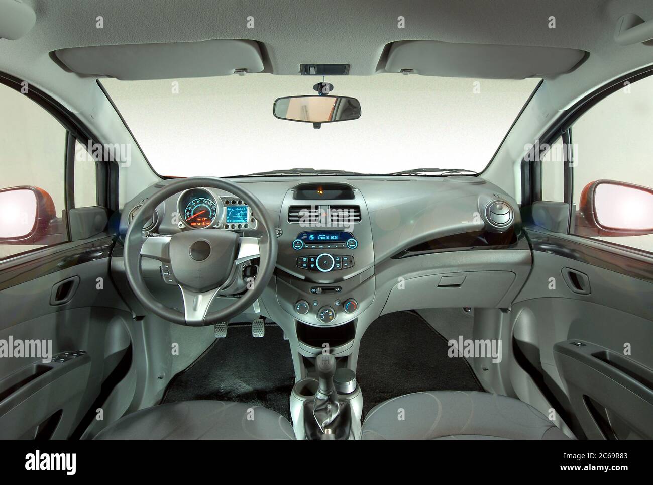 the inside of the car, front view Stock Photo - Alamy