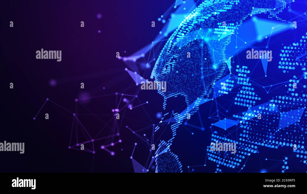 High speed. Hi-tech. Abstract technology background concept. 3d ...