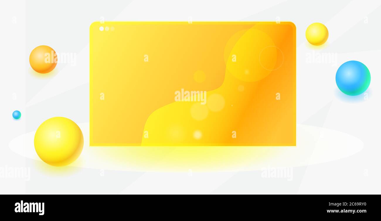 modern web browser window internet empty page ui template horizontal ...