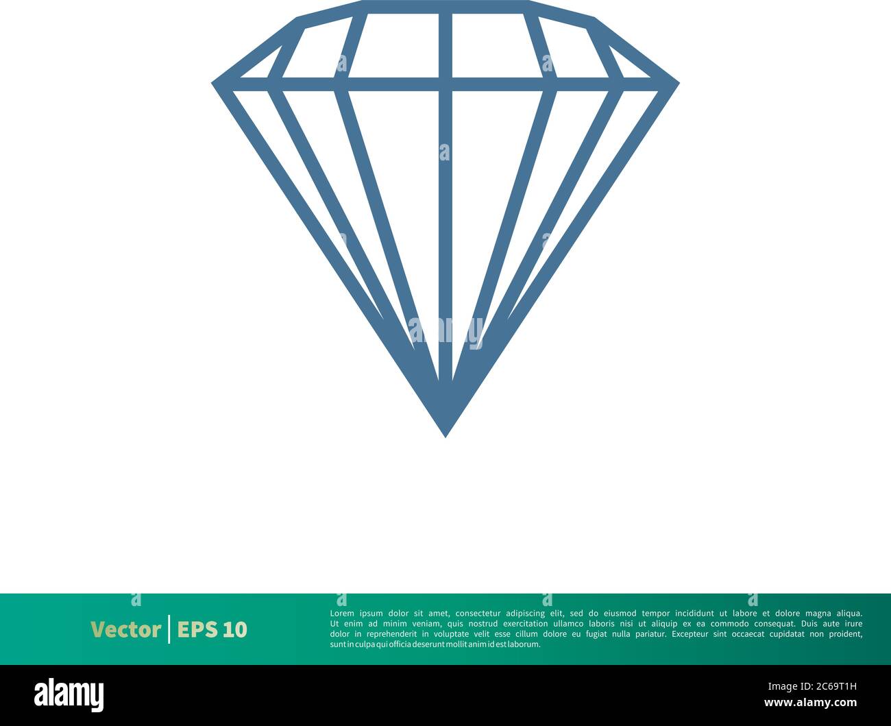 Diamond Icon Vector Logo Template Illustration Design. Editable Vector ...