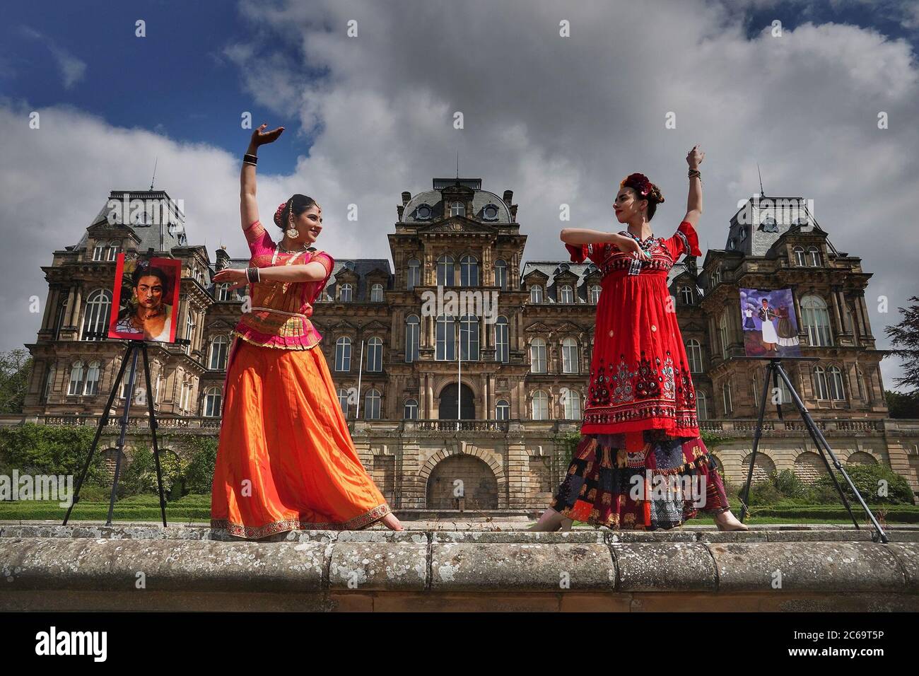 Dancers at The Bowes Museum in Barnard Castle, Durham, perform 'The Two ...