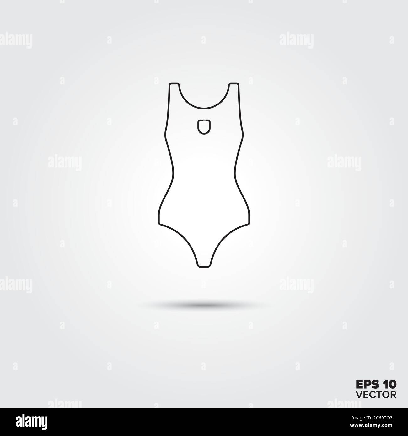 swimming suit Line Icon Vector Stock Vector Image & Art - Alamy