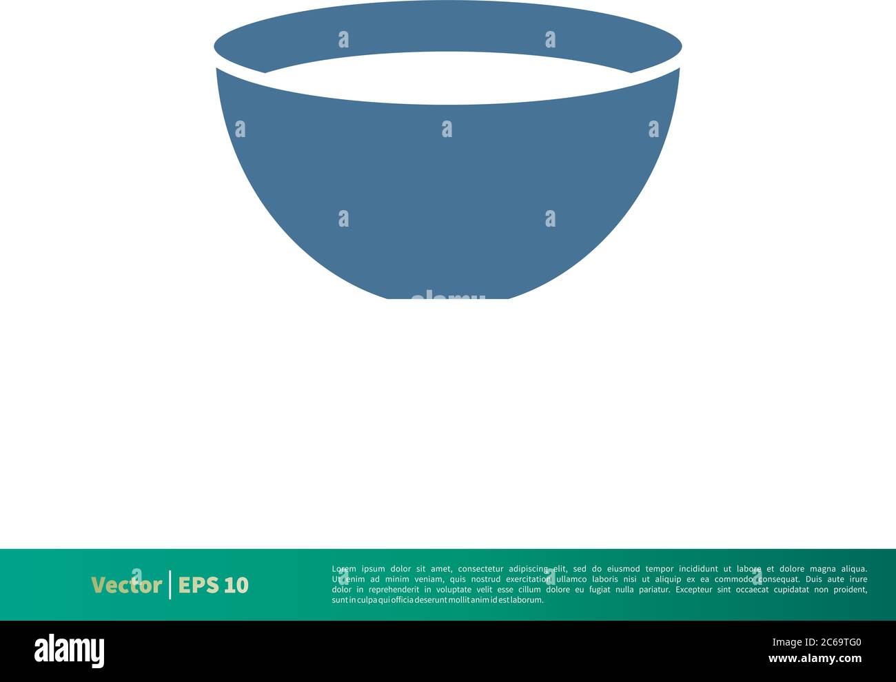 Bowl Icon Vector Logo Template Illustration Design. Editable Vector EPS ...