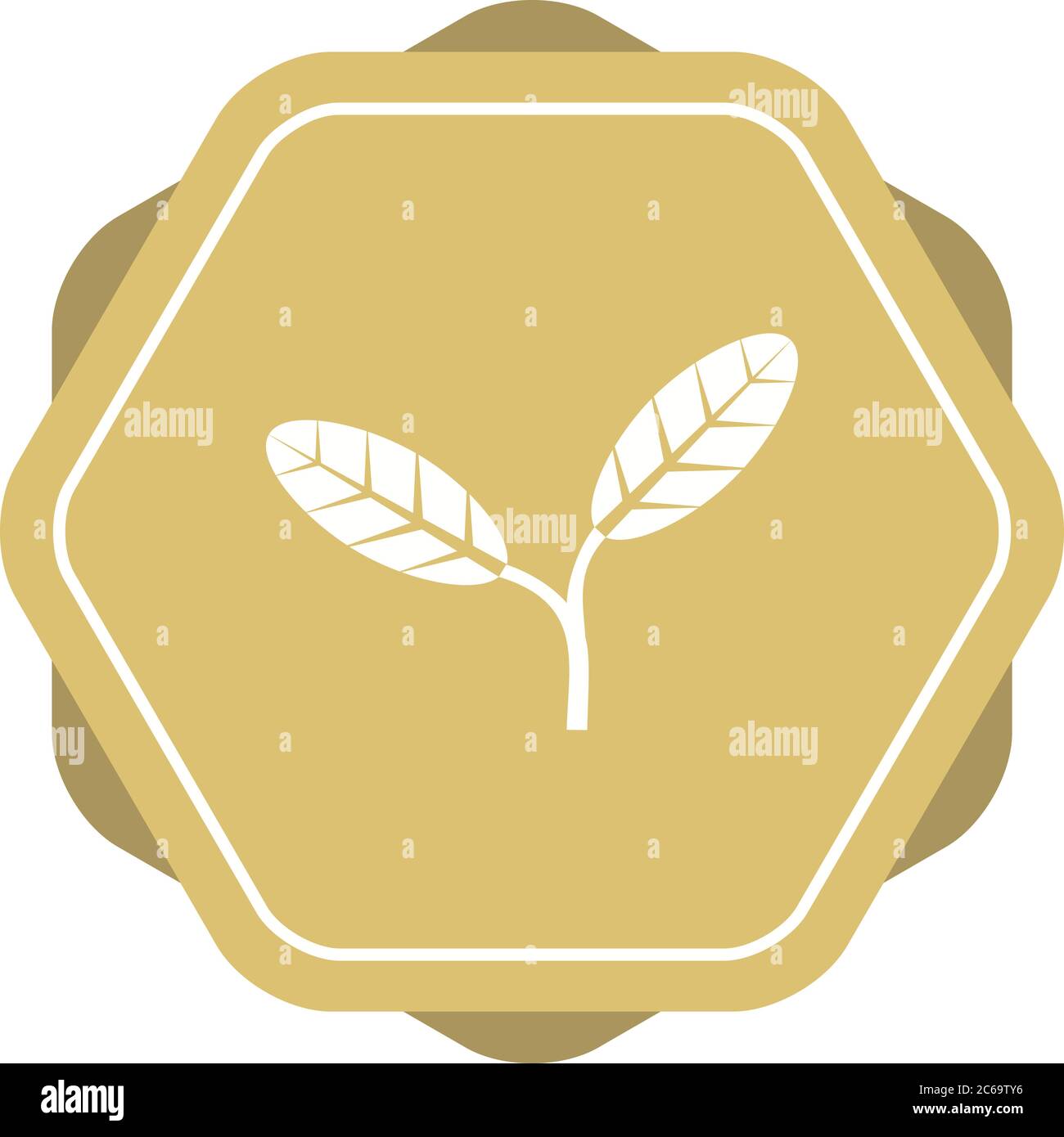 Unique leaves Vector Glyph Icon Stock Vector Image & Art - Alamy