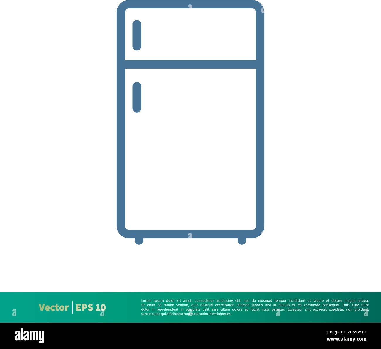 Freezer, Cooler Container Icon Vector Logo Template Illustration Design ...