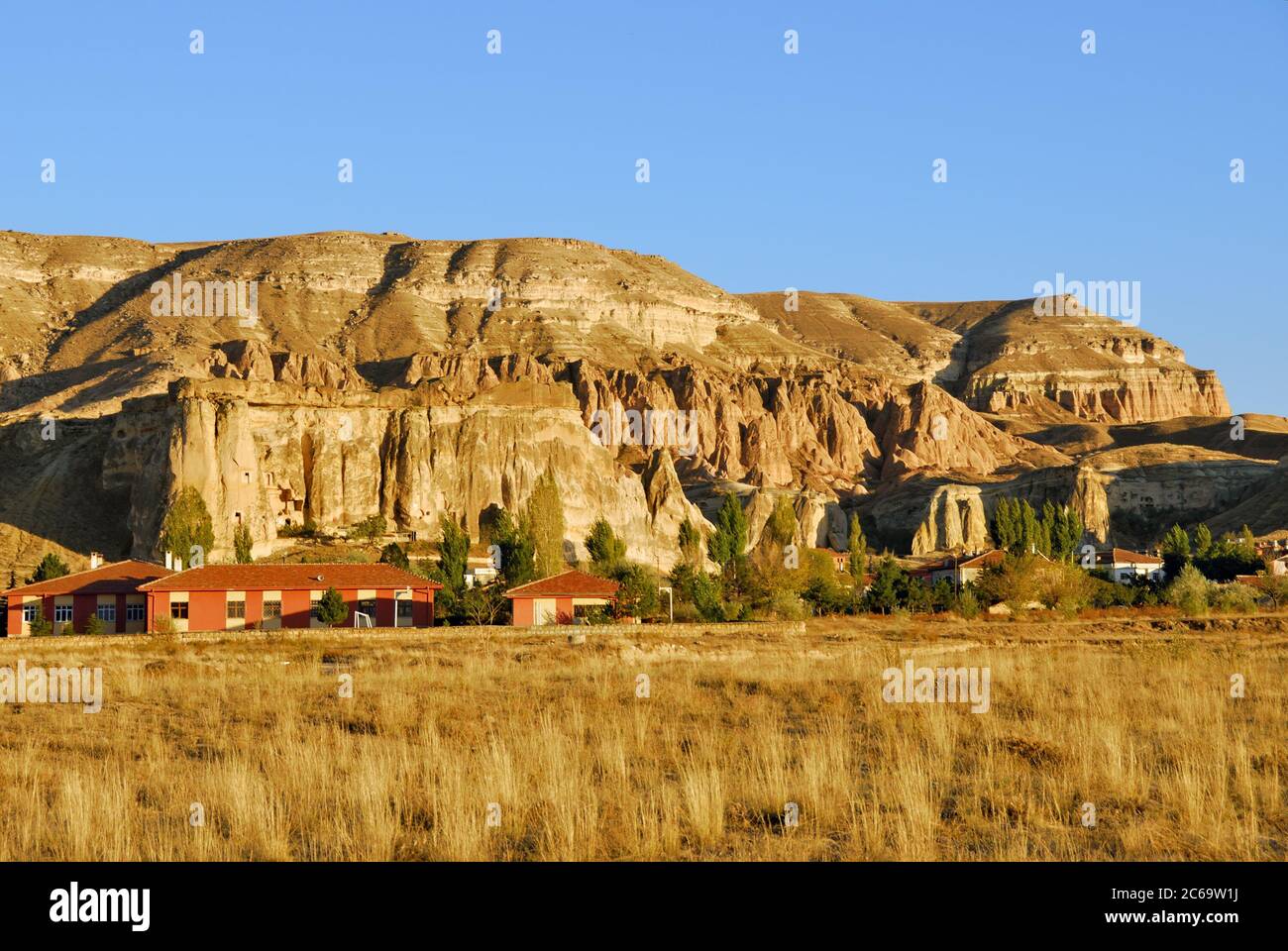 Rural autumn landscape at sunset time in Anatolia. Turkey Stock Photo ...
