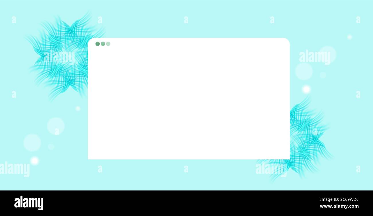 modern web browser window internet empty page ui template horizontal ...