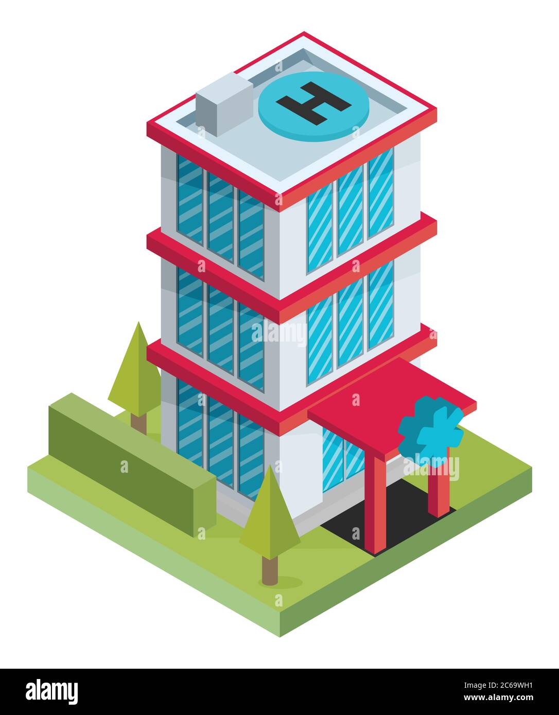 Isometric hospital hi-res stock photography and images - Alamy