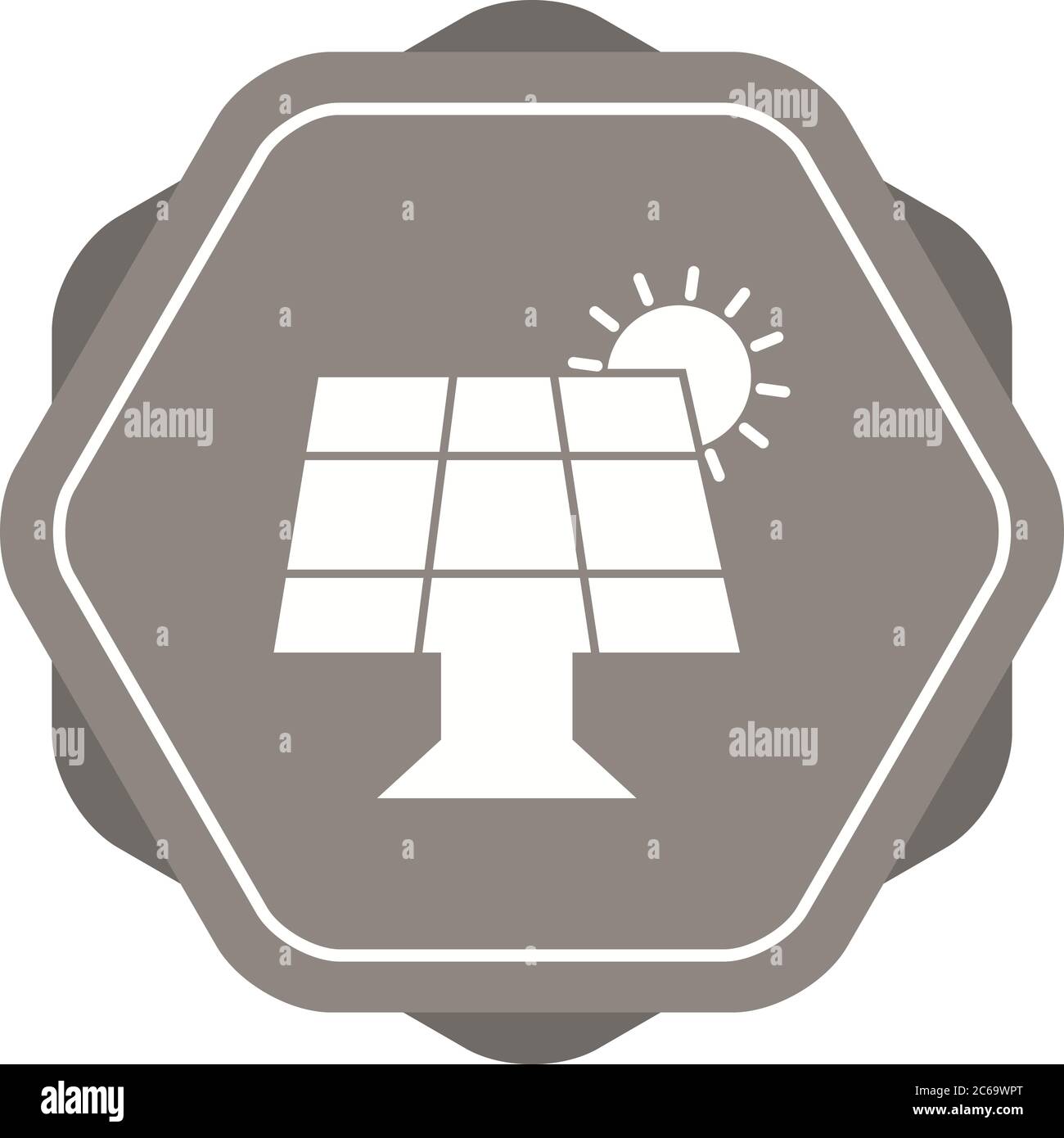 Unique Solar Panel Vector Glyph Icon Stock Vector Image & Art - Alamy
