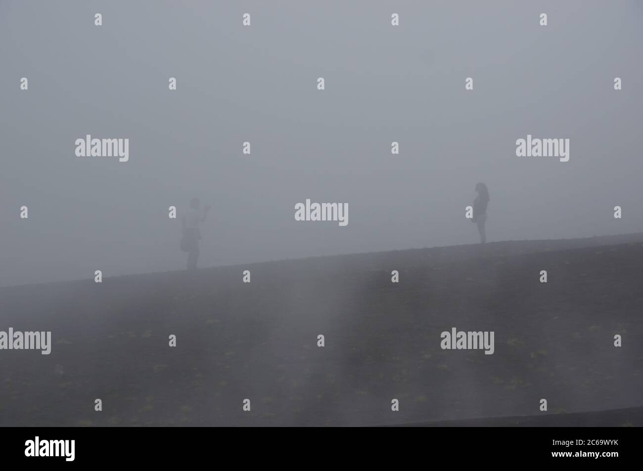 Take a picture in the fog Stock Photo - Alamy