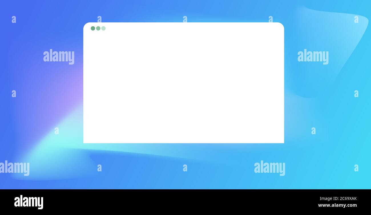 modern web browser window internet empty page ui template horizontal ...