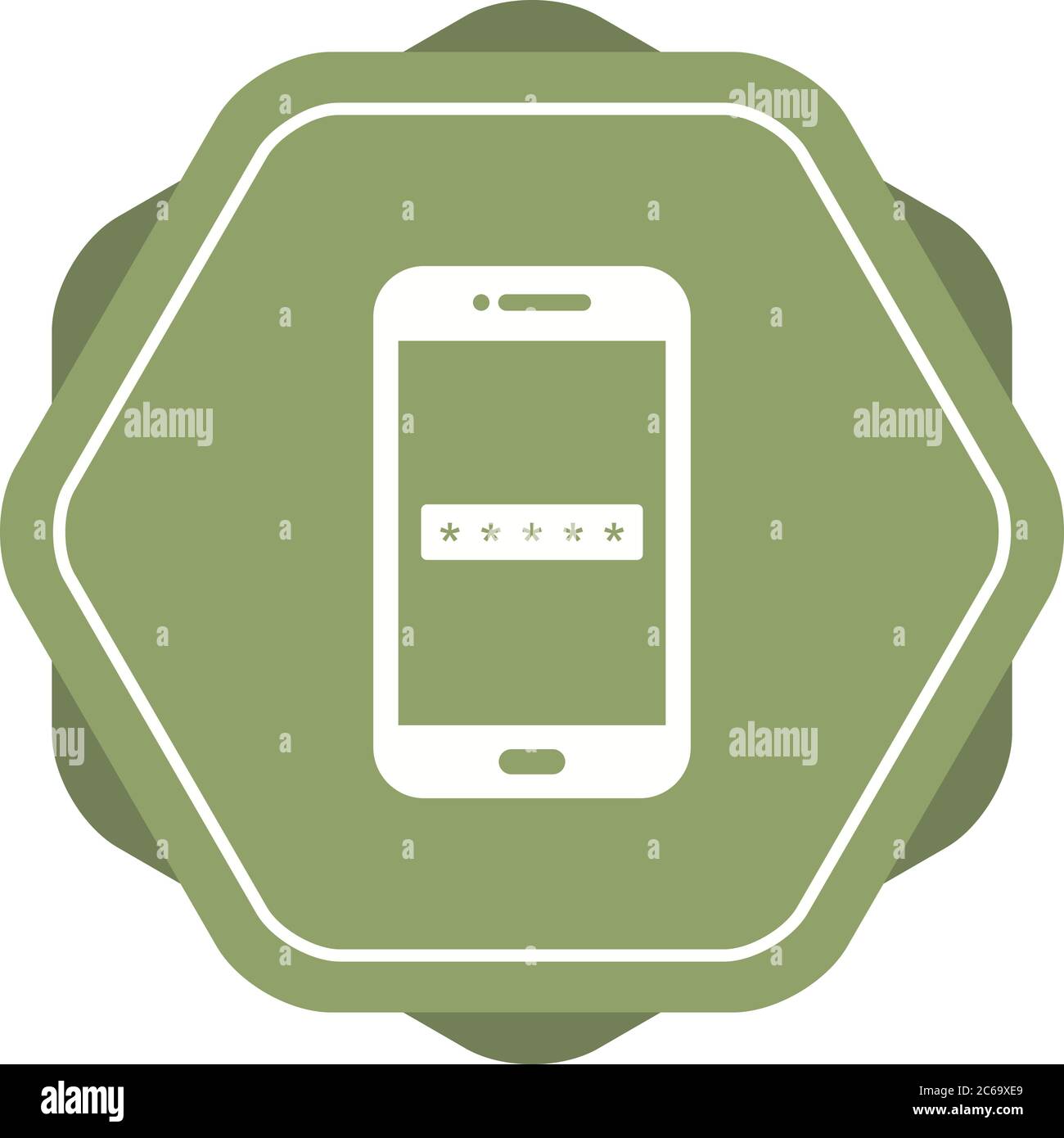 unique-pass-code-vector-glyph-icon-stock-vector-image-art-alamy