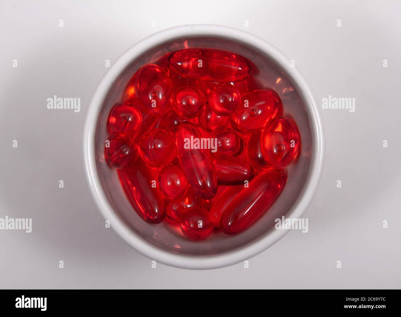 Color capsules out of cover. Color capsules with a simple background ...