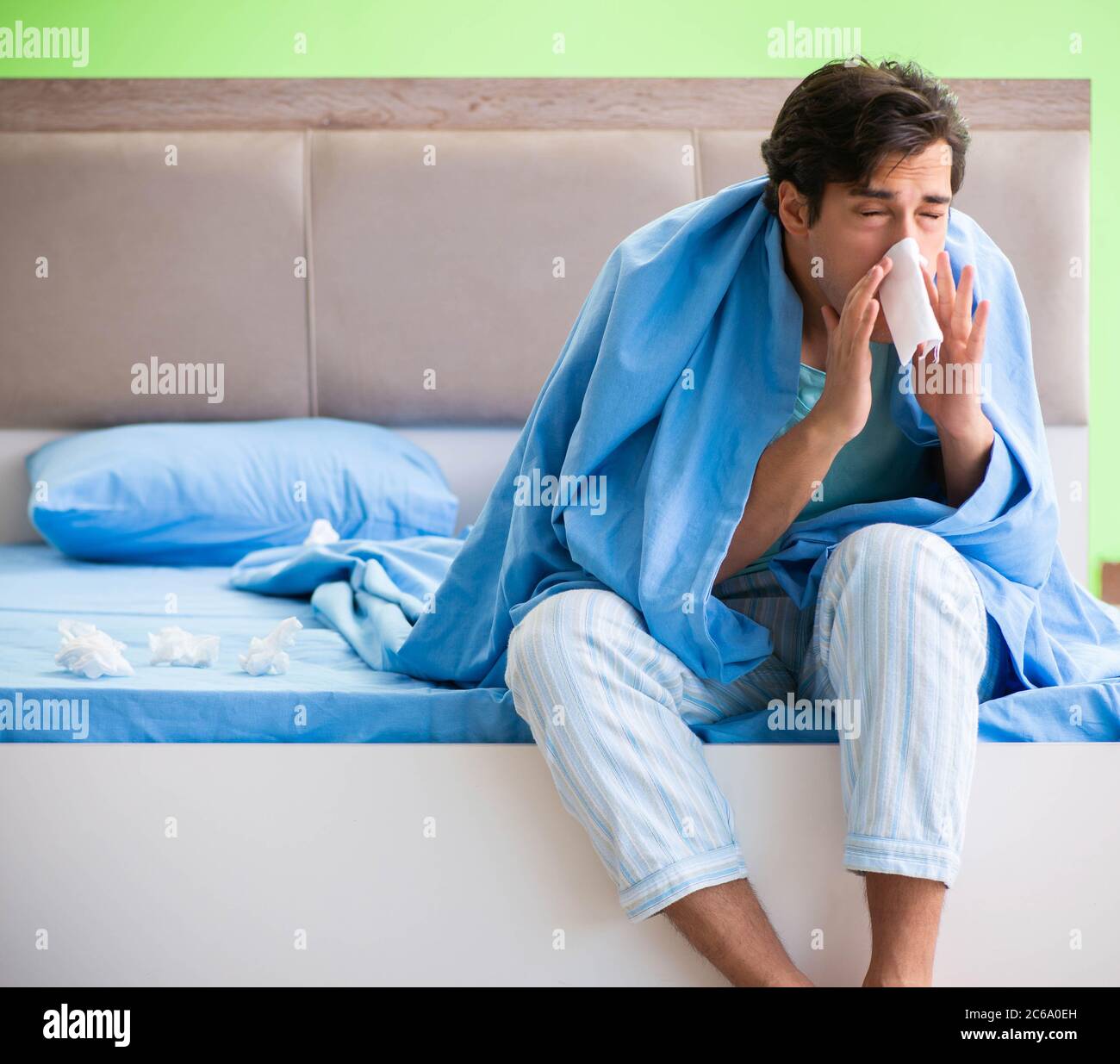 The man suffering from sleeping disorder and insomnia Stock Photo - Alamy