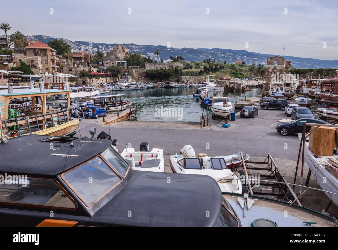 Port of Byblos, largest city in the Mount Lebanon Governorate of ...