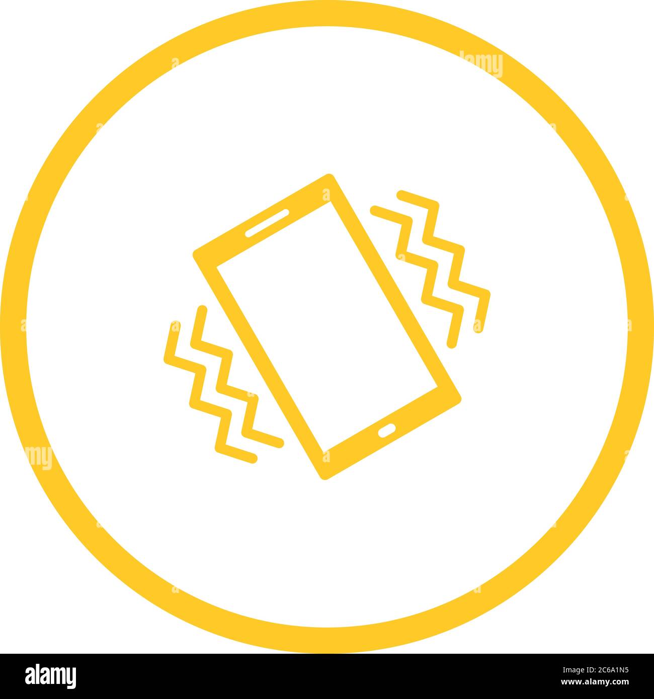 Unique Vibration Mode Vector Glyph Icon Stock Vector Image & Art - Alamy