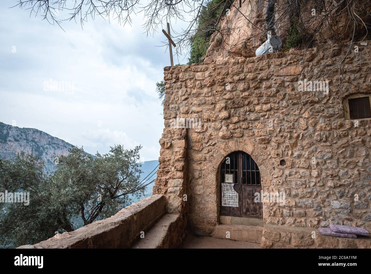 Hermitage of Our Lady of Hawqa in Kadisha Valley also called Holy ...
