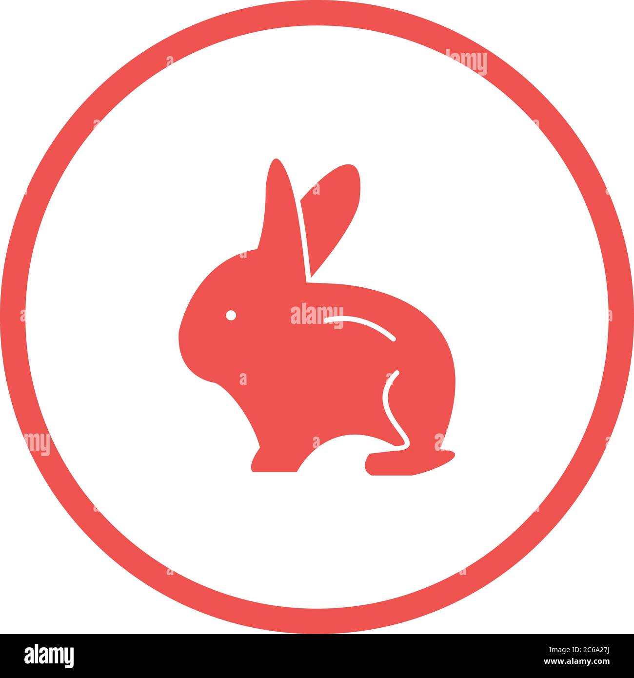 Unique Rabbit Vector Glyph Icon Stock Vector Image & Art - Alamy