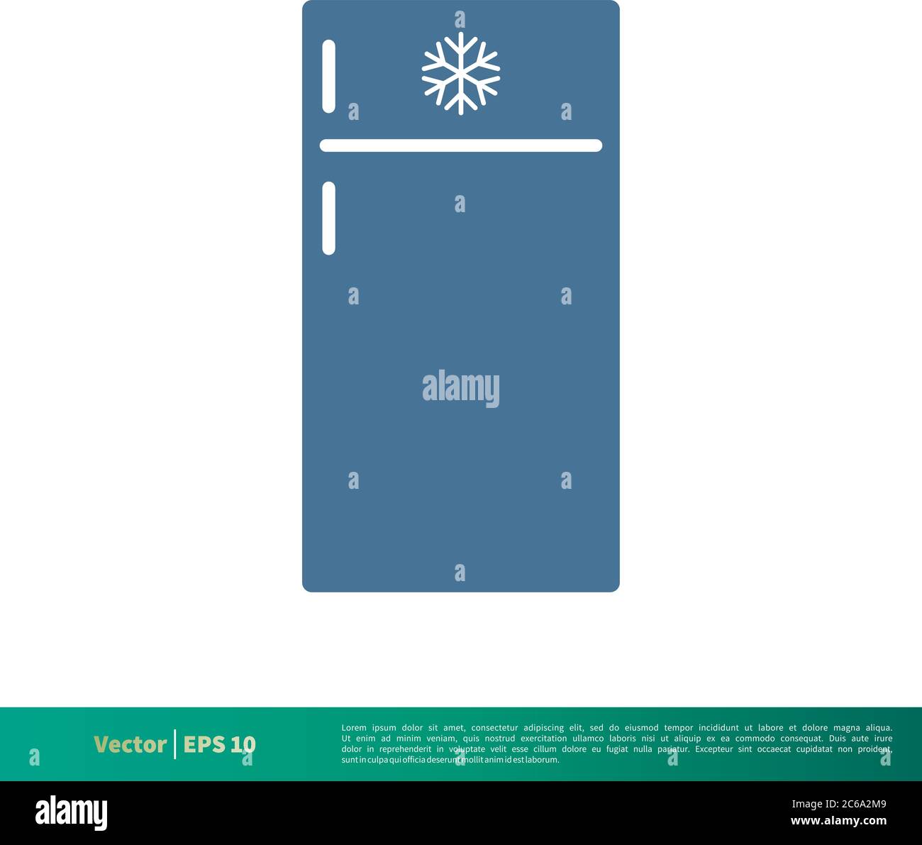 Freezer, Cooler Container Icon Vector Logo Template Illustration Design ...