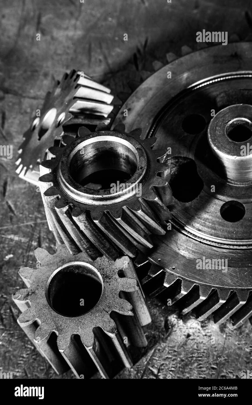 Precision engineering industrial Black and White Stock Photos & Images ...