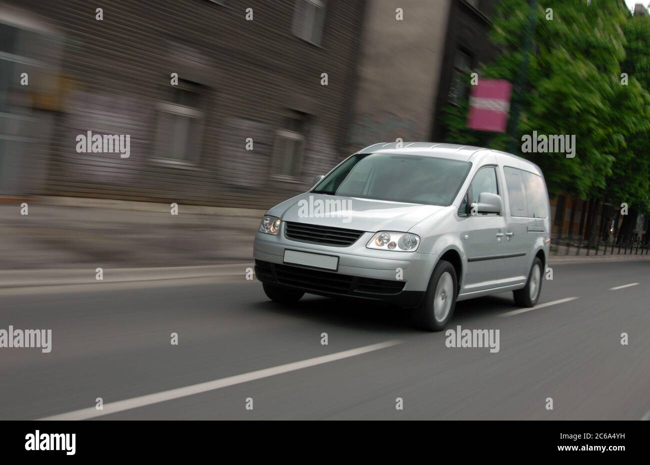 Van in motion hi-res stock photography and images - Alamy