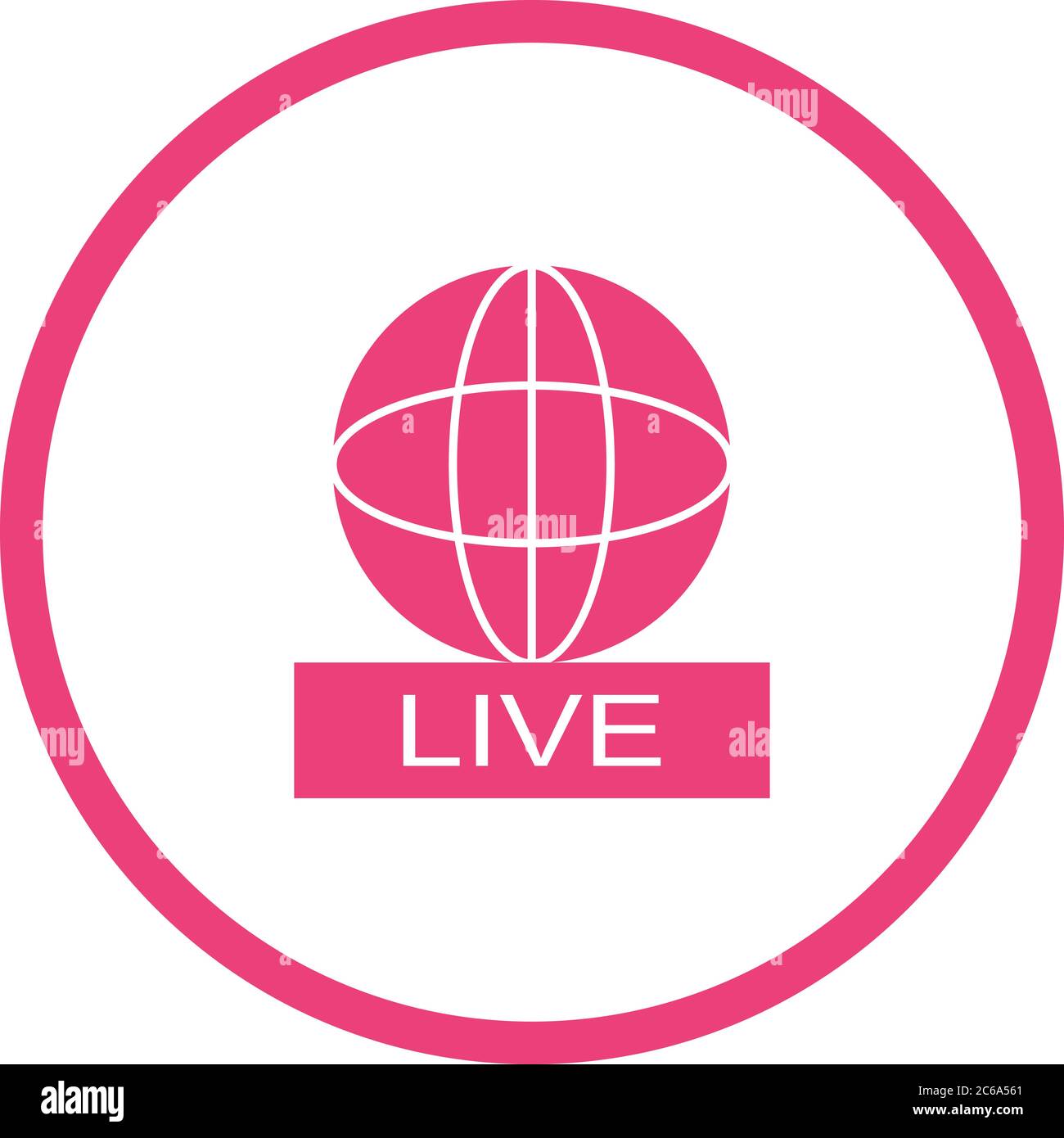 Unique Live News Vector Glyph Icon Stock Vector Image & Art - Alamy