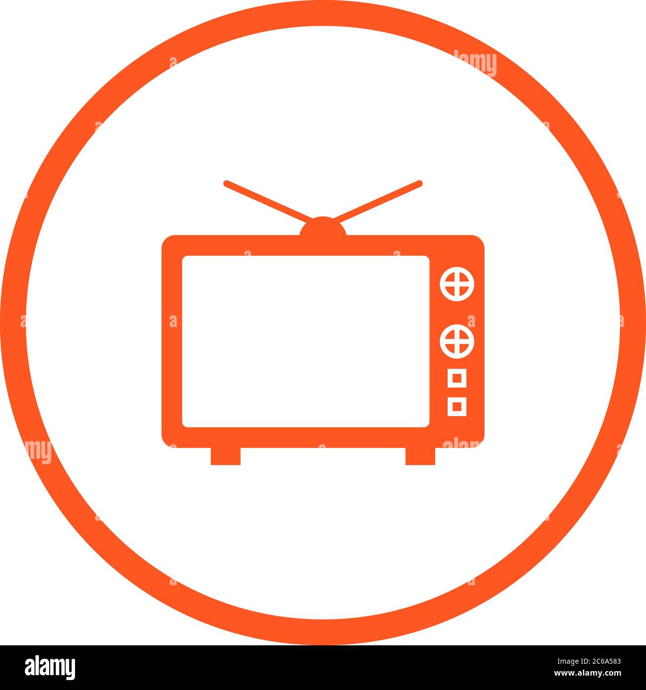 Television iconic Stock Vector Images - Alamy
