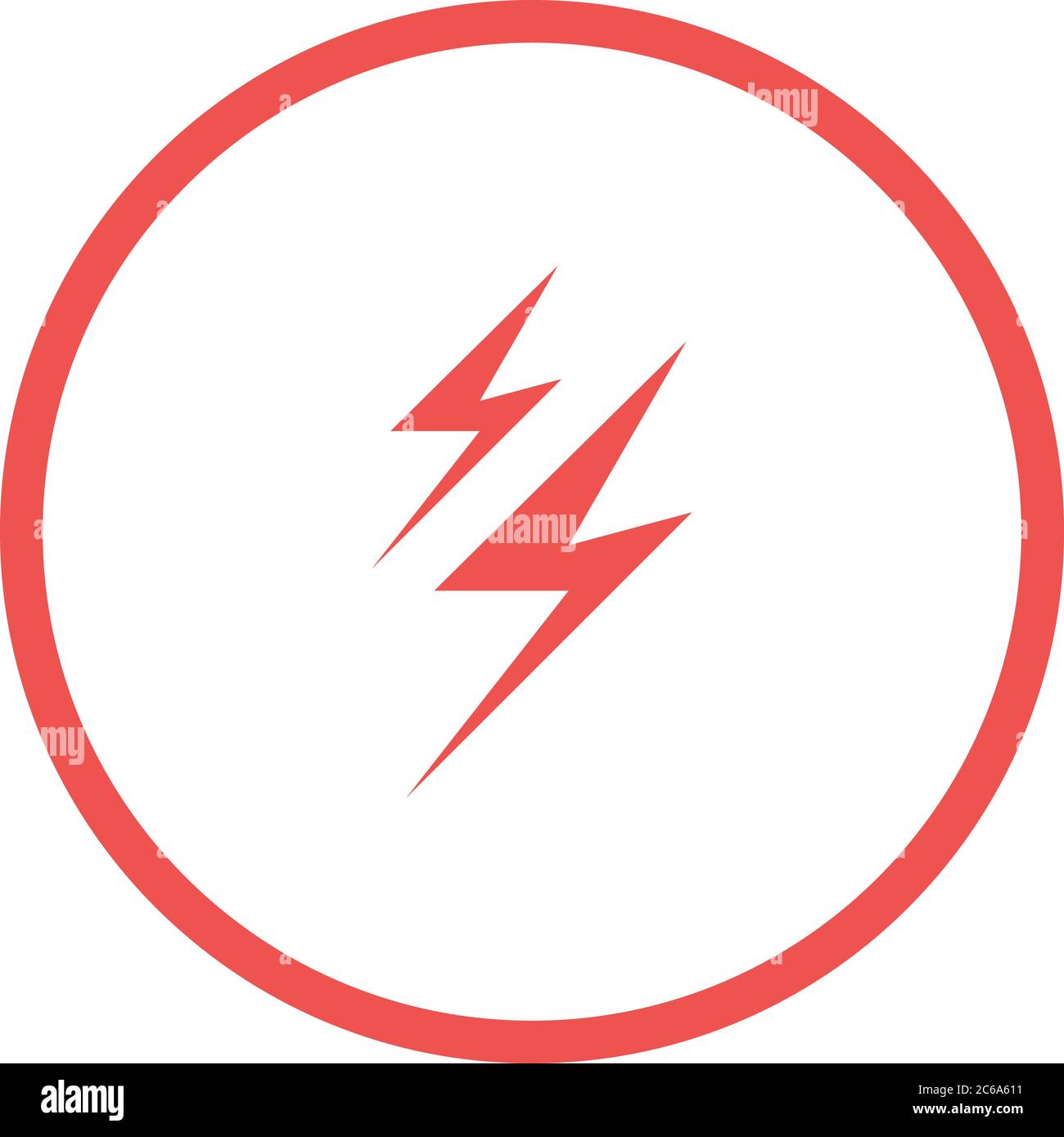 Unique Lightning Vector Glyph Icon Stock Vector Image & Art - Alamy