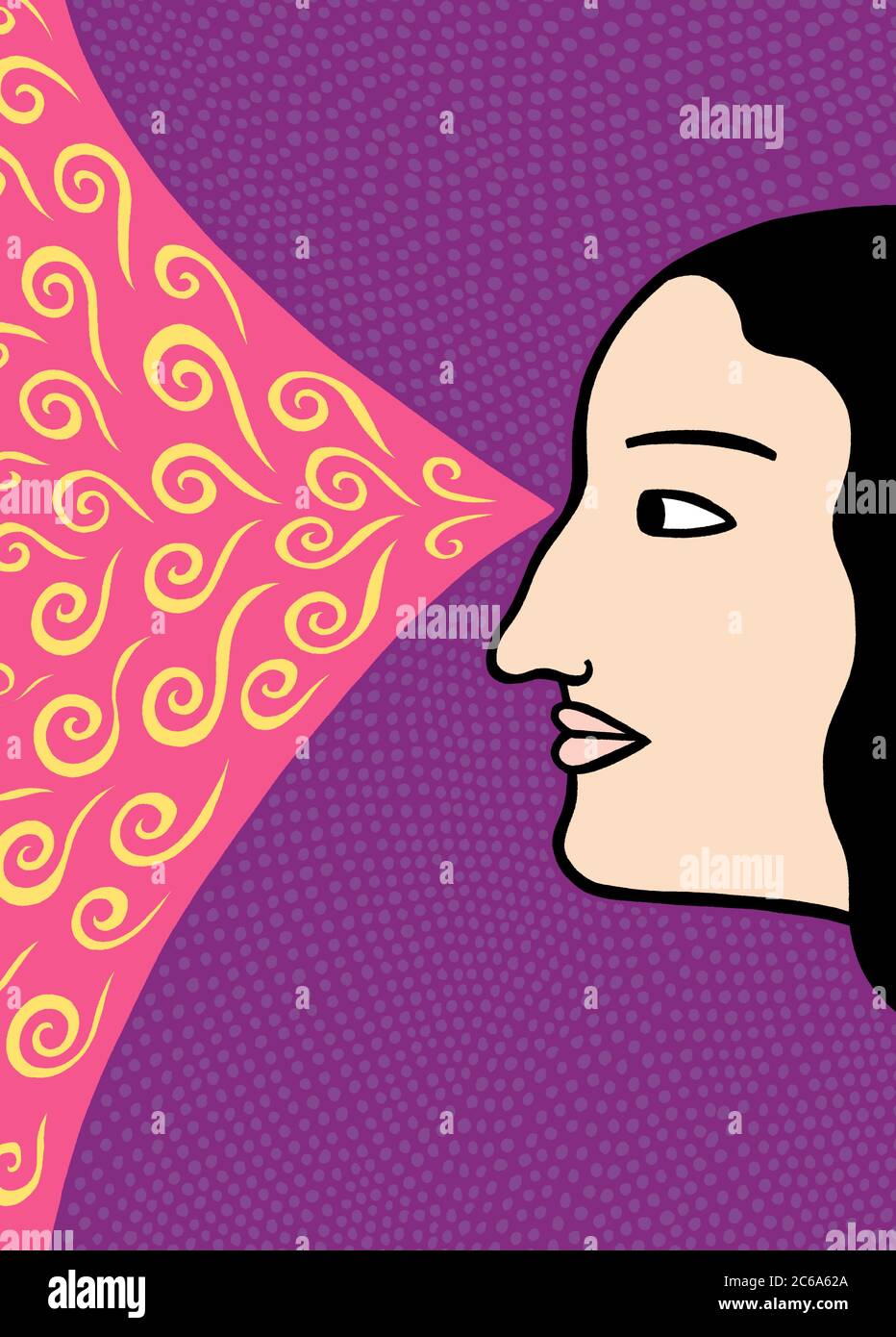 Looking at whatever it is Stock Photo - Alamy