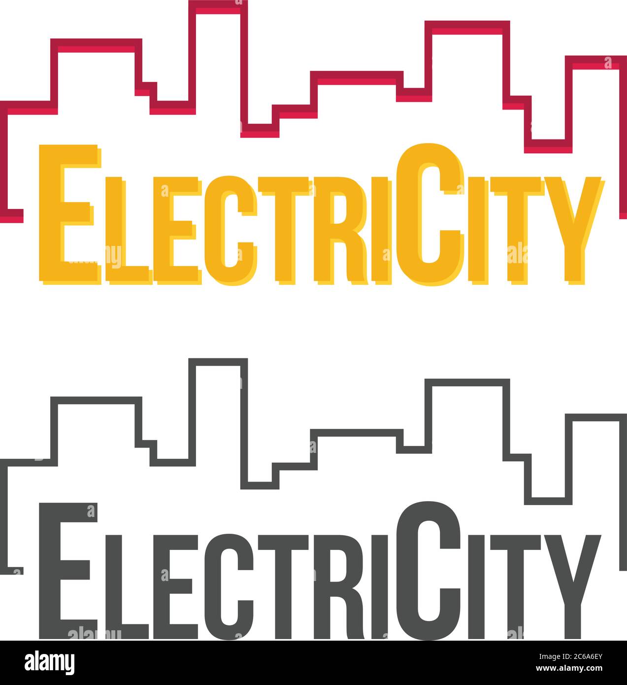 Electric logo vector in flat style Stock Vector Image & Art - Alamy