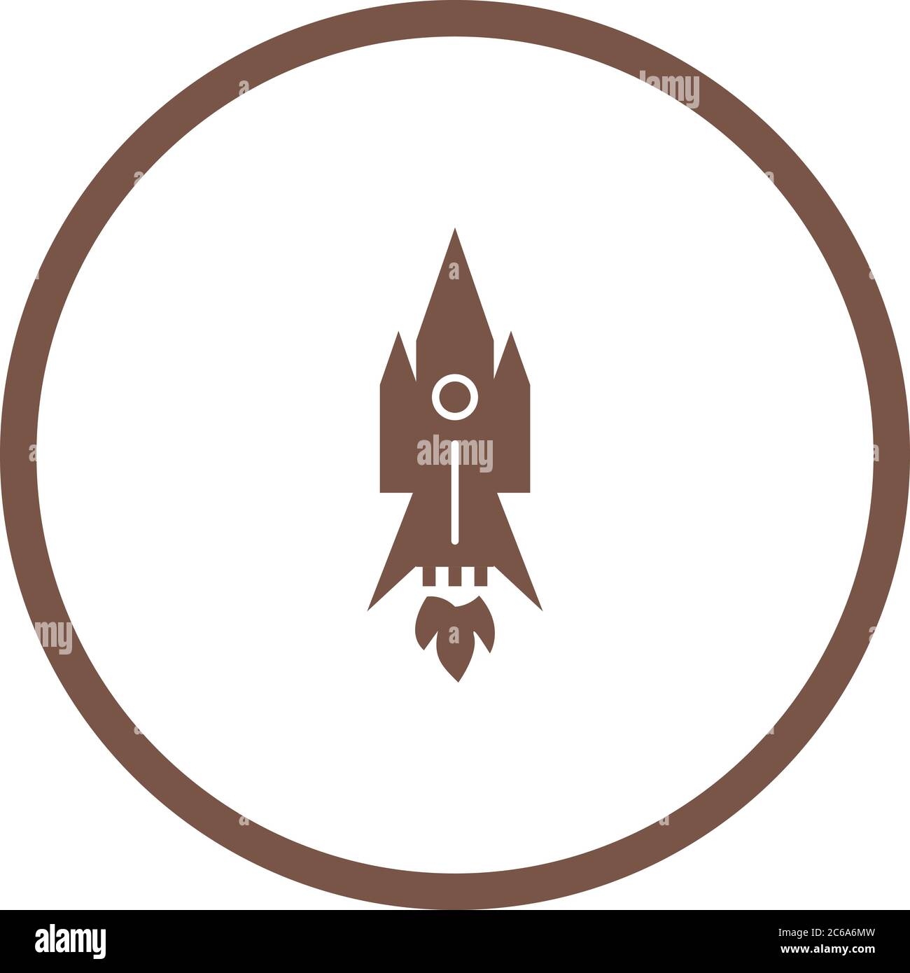 Unique Rocket II Vector Glyph Icon Stock Vector Image & Art - Alamy