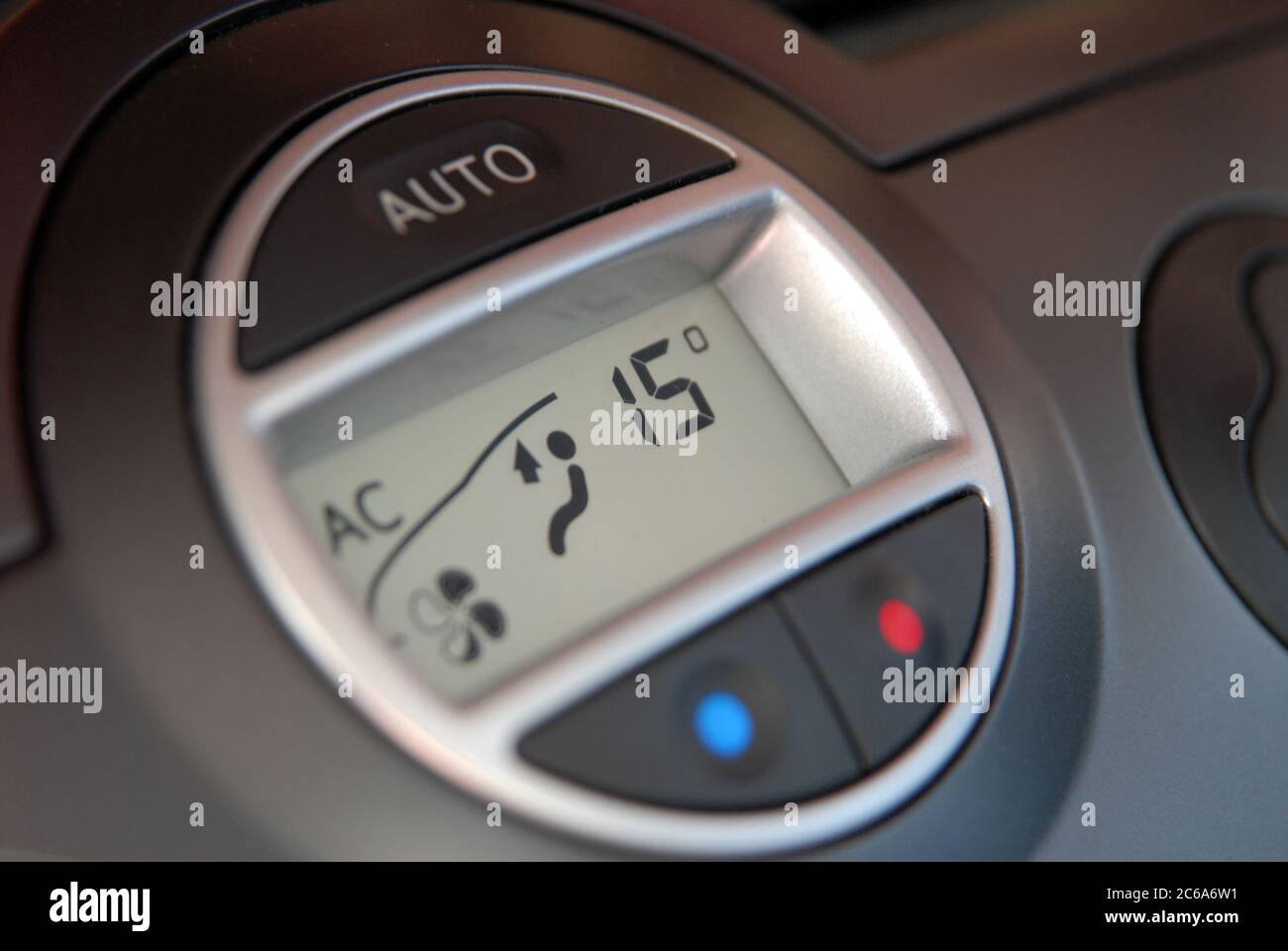 Car air condition button and display design with options Stock Photo ...