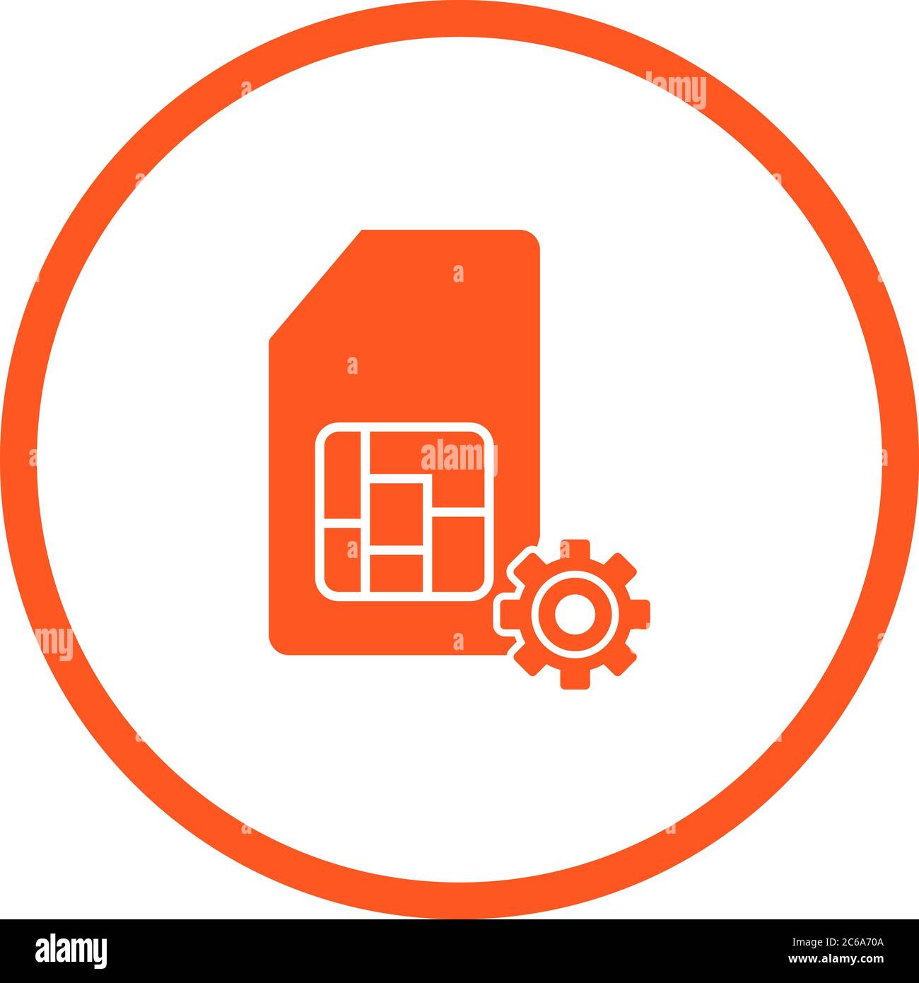 Unique Sim Management Vector Glyph Icon Stock Vector Image & Art - Alamy