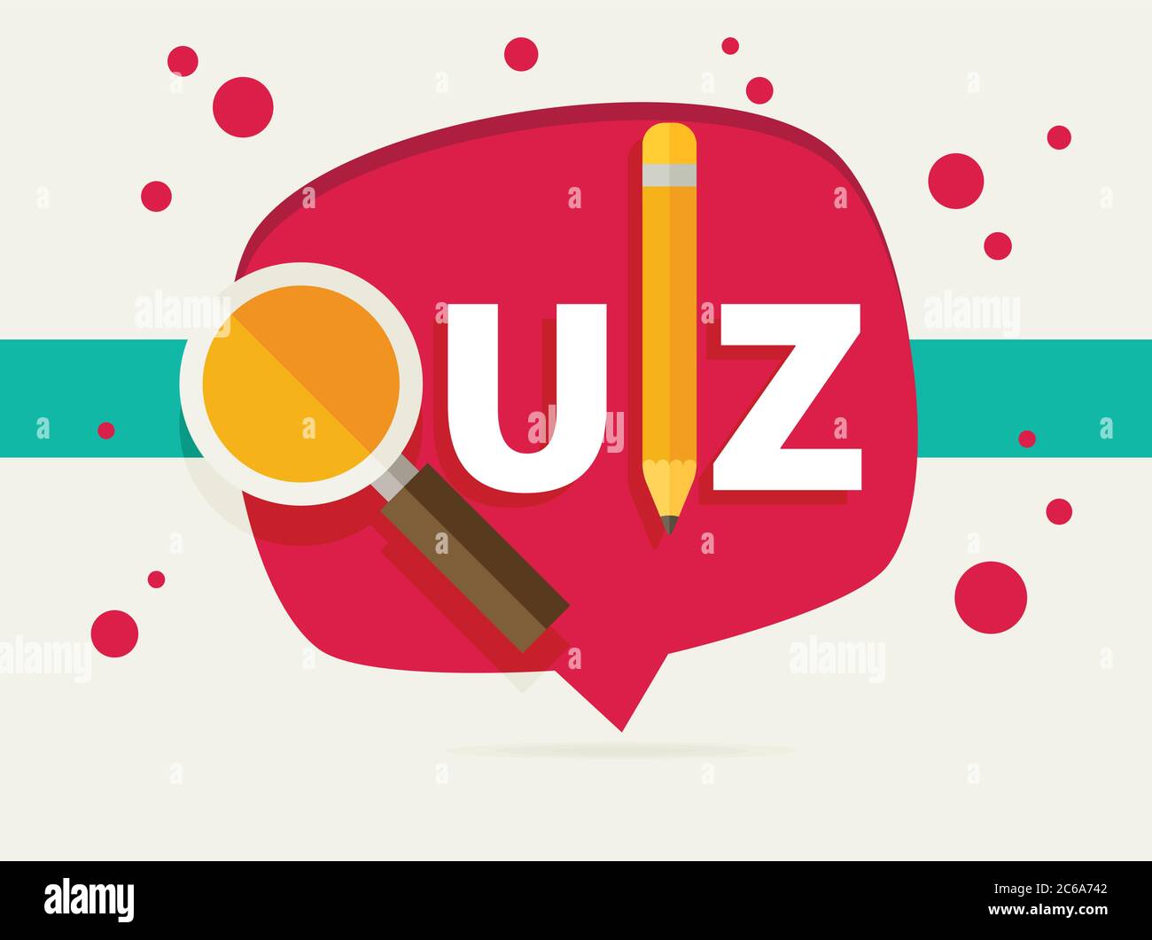 Quiz related concept vector illustration Stock Vector Image & Art - Alamy