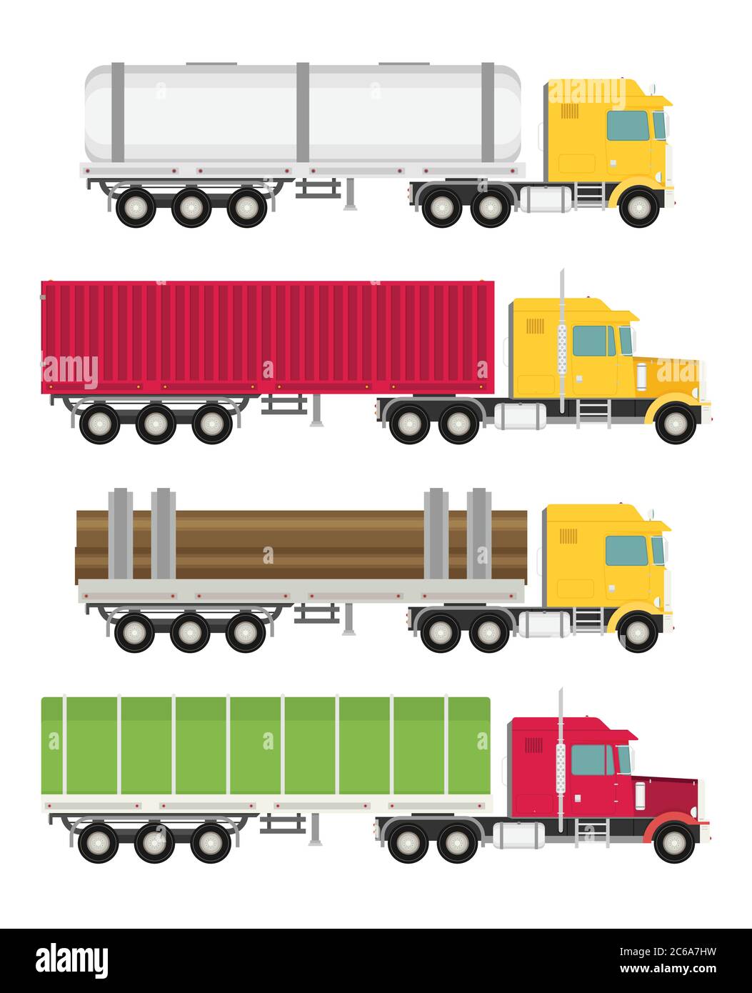 Semi Truck Cut Out Stock Images & Pictures - Alamy