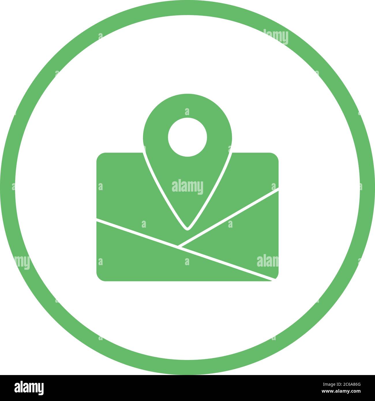 Unique Map Vector Glyph Icon Stock Vector Image & Art - Alamy