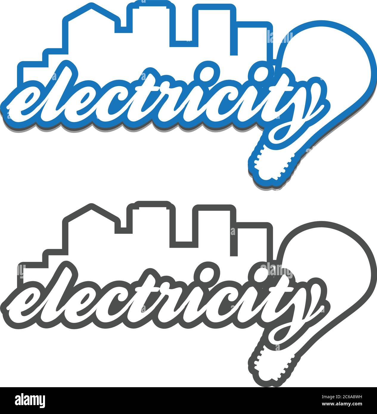 Electric logo vector in flat style Stock Vector Image & Art - Alamy
