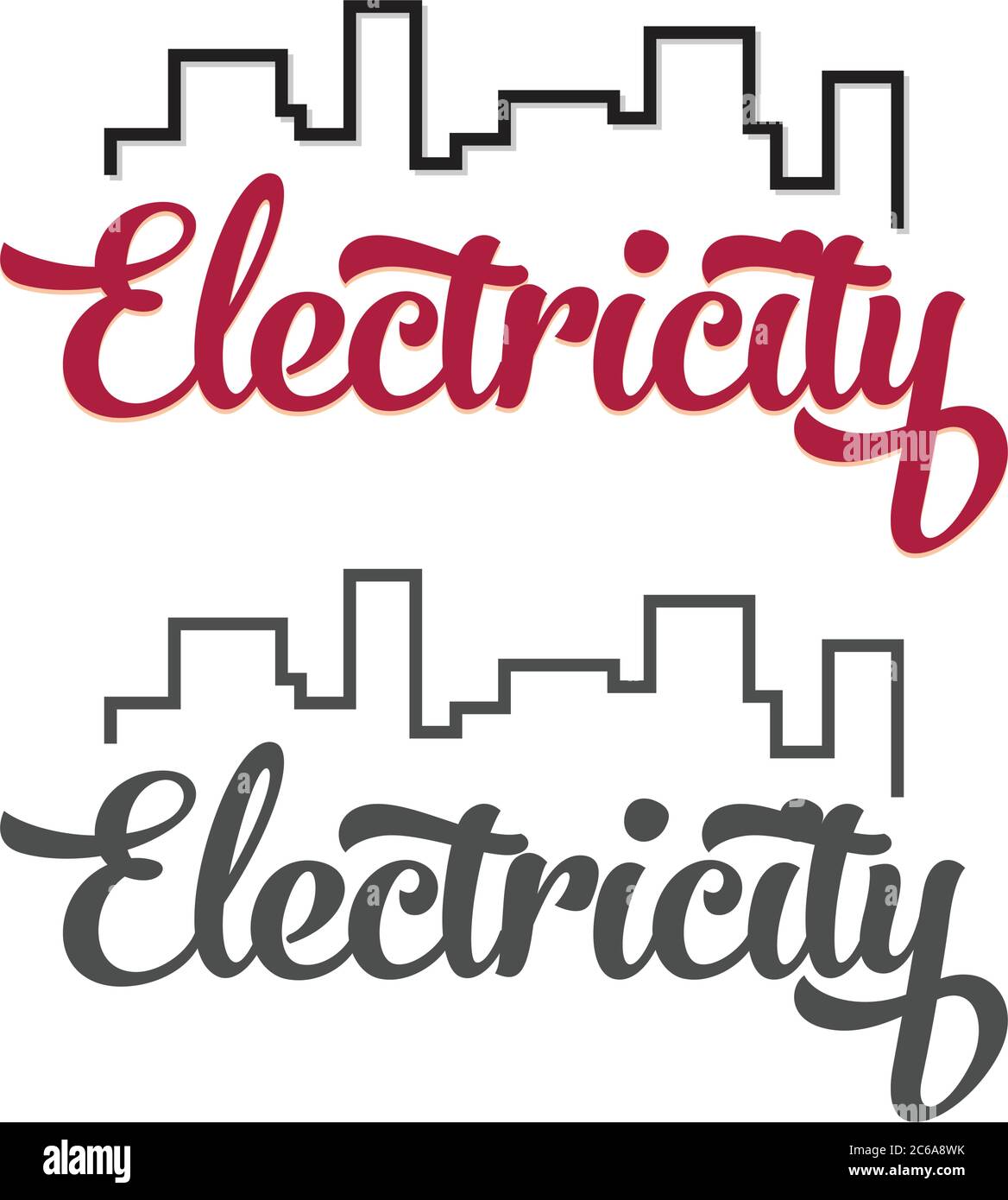 Electric logo vector in flat style Stock Vector Image & Art - Alamy