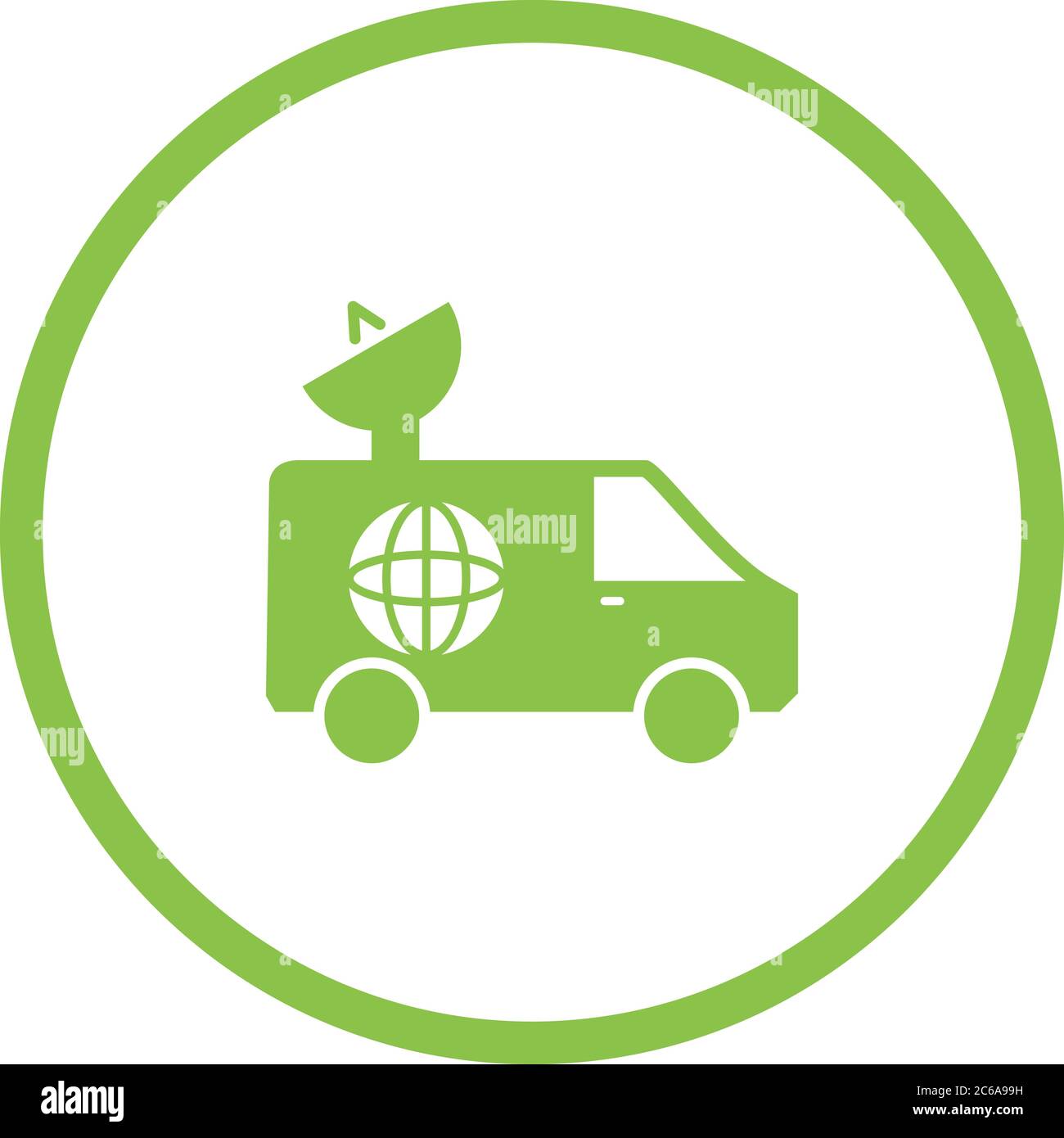 Unique News Van Vector Glyph Icon Stock Vector Image & Art - Alamy