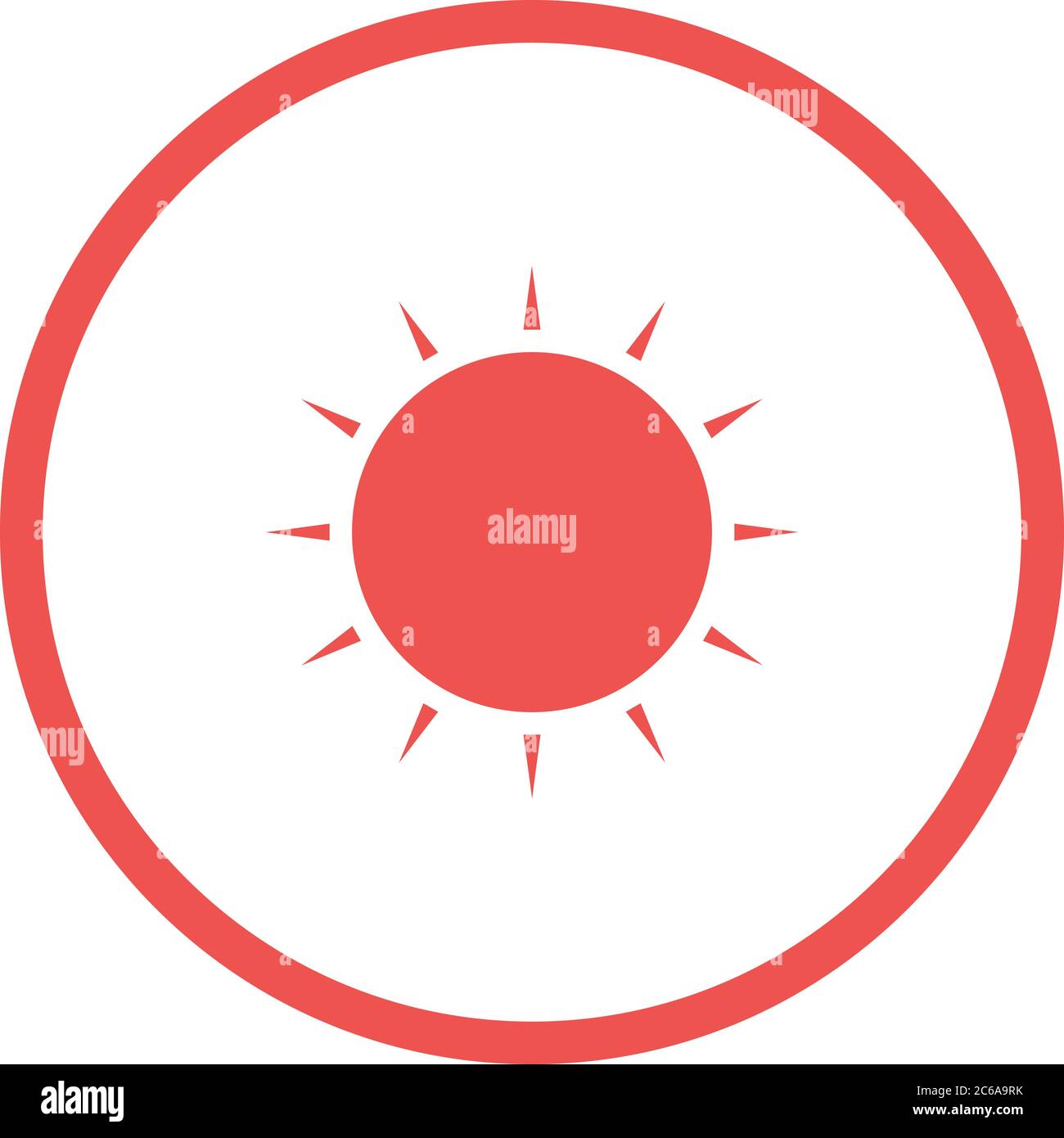 Unique Sun Vector Glyph Icon Stock Vector Image & Art - Alamy